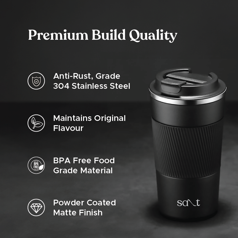 BrewMate Classic Insulated Tumbler, 510ml – Salt